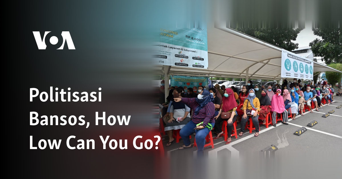 Politisasi Bansos, How Low Can You Go?