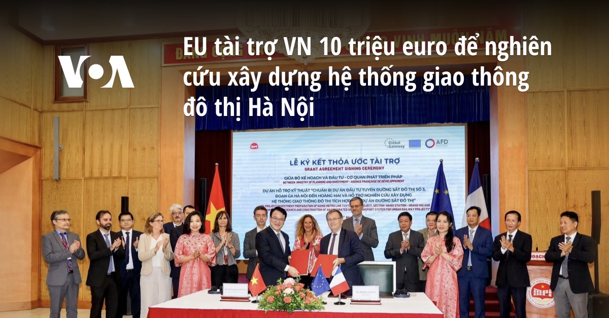 EU tài trợ VN 10 triệu euro để nghiên cứu xây dựng hệ thống giao thông ...