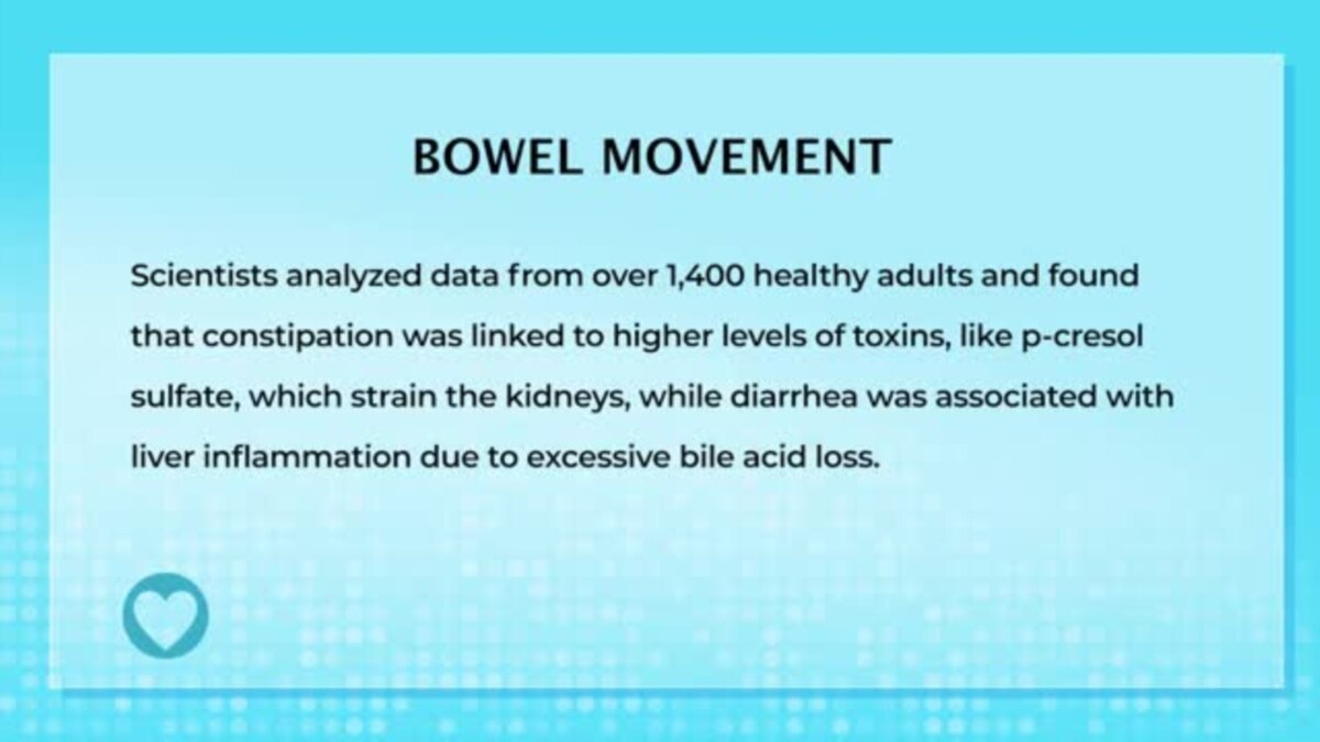 The importance of regular bowel movements