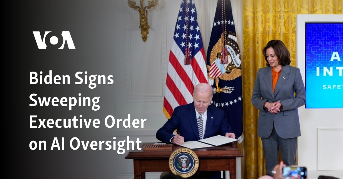 Biden Signs Sweeping Executive Order on AI Oversight