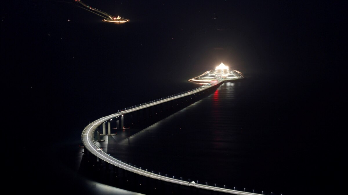 China Celebrates Opening of New Mega Bridge Linking Hong Kong, Macau