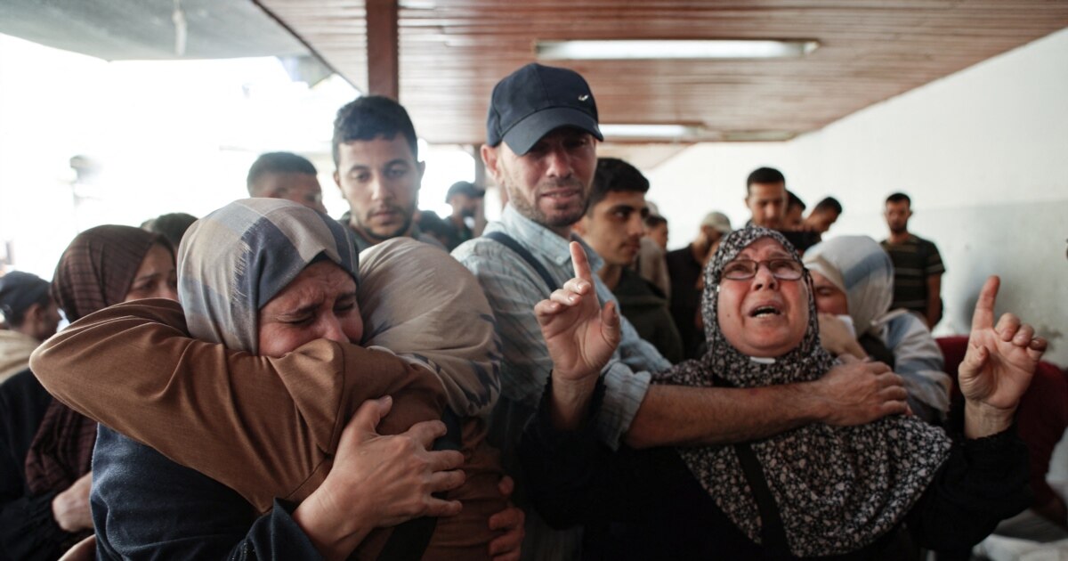 Tobnaan Falastiiniyiin ah oo lagu dilay Marinka Gaza