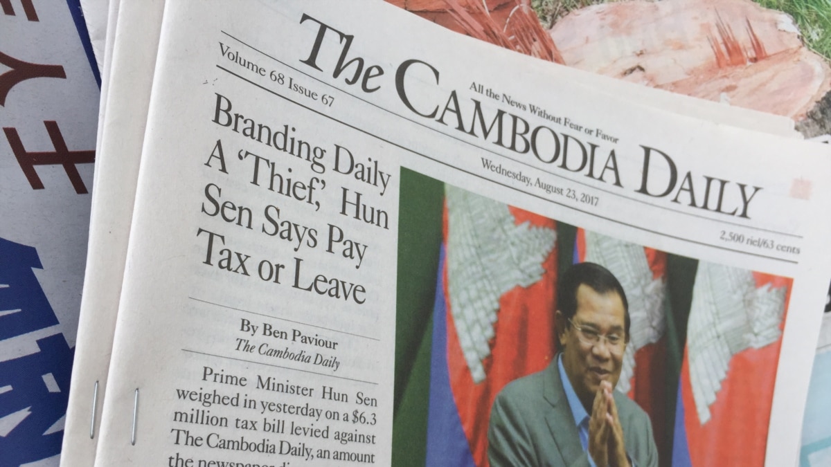 ម្ចាស់ កាសែត The Cambodia Daily ស្វែង រក ការ ជជែក គ្នា ជា មួយ មន្ត្រី ...