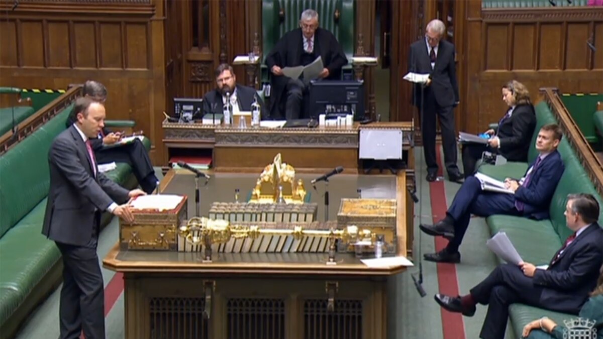 British Health Secretary Defends COVID-19 Testing, Restrictions