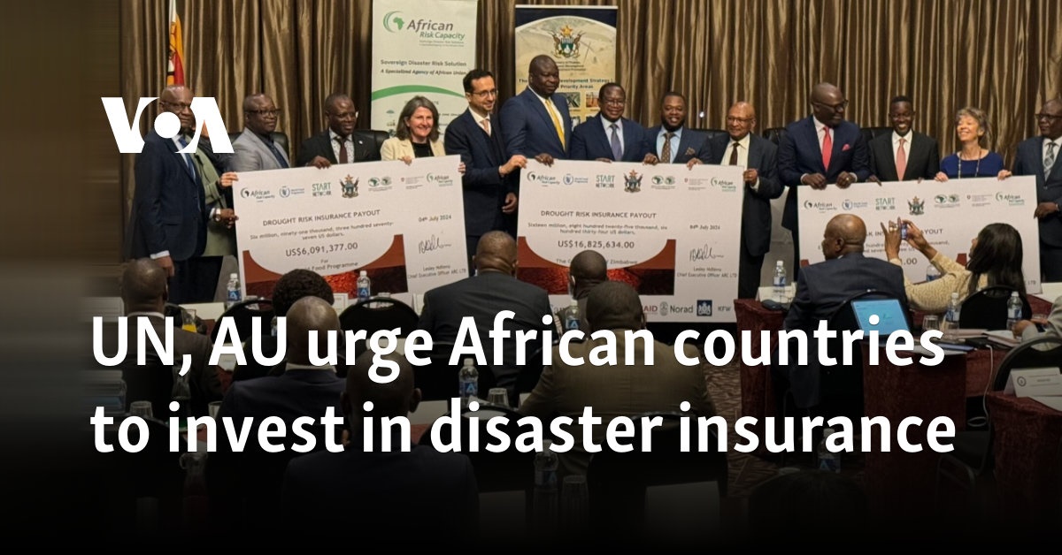UN, AU urge African countries to invest in disaster insurance