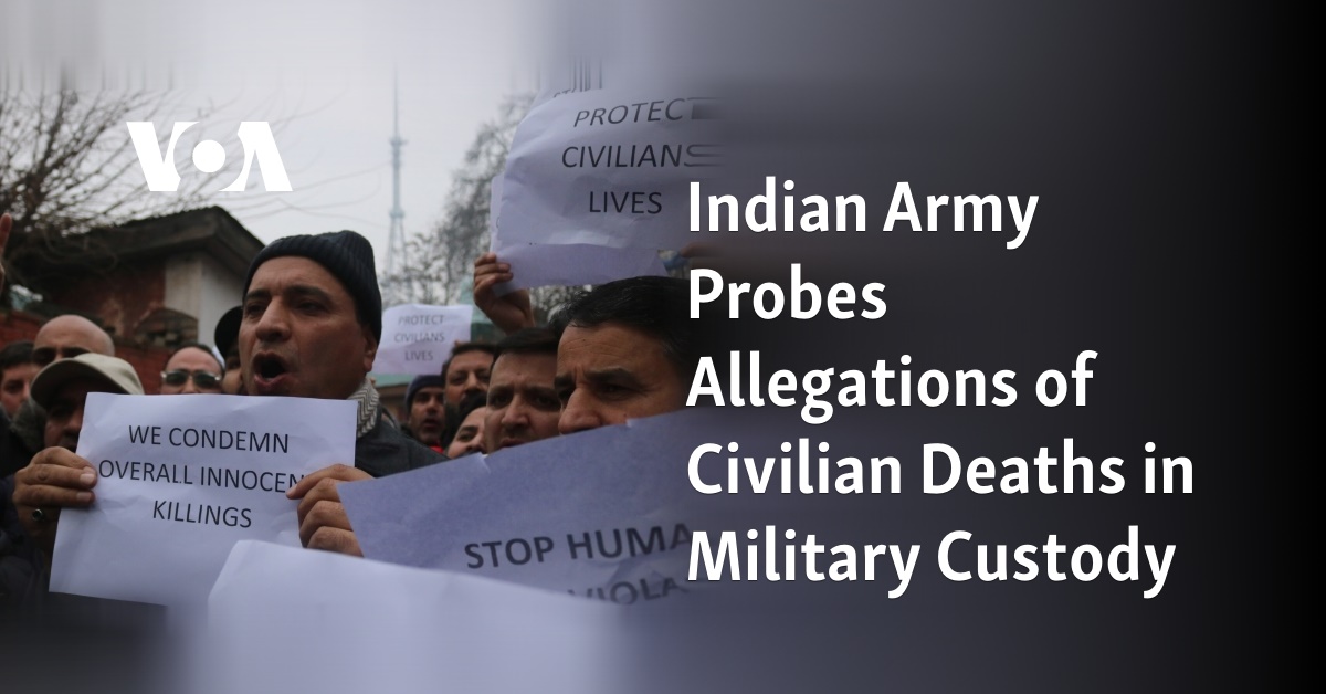 Civilian Deaths Raise Questions in Kashmir