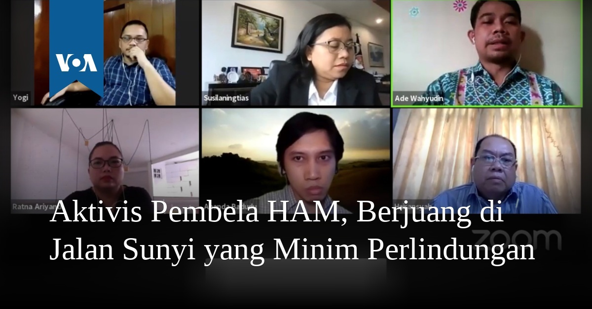 Aktivis Pembela HAM, Berjuang di Jalan Sunyi yang Minim Perlindungan