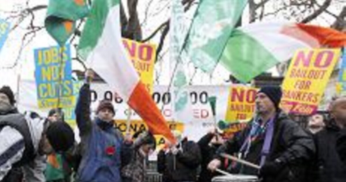 Ireland's Credit Rating Drops 3 Levels