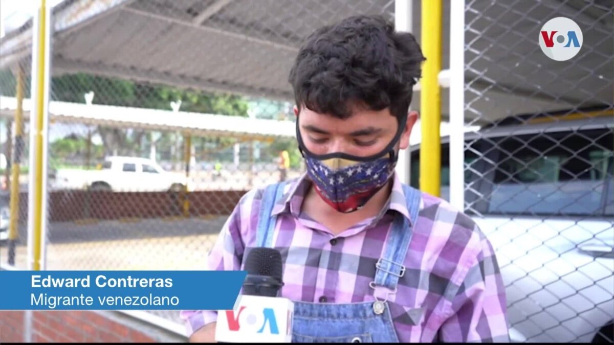 Edward Contreras, migrante venezolano en Cúcuta