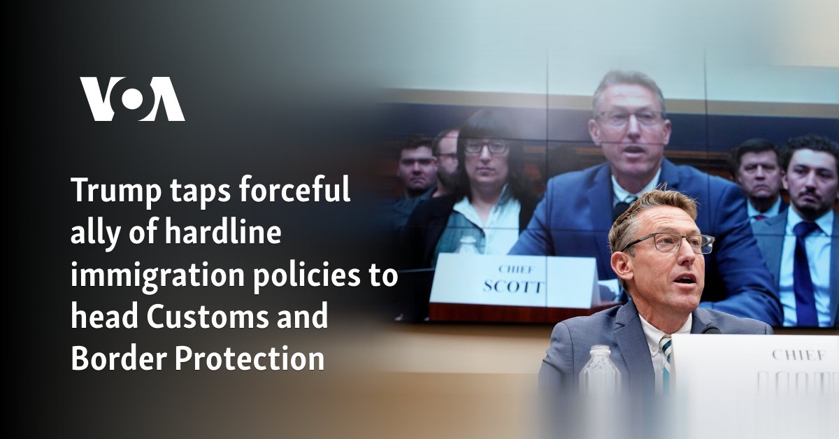 Trump taps forceful ally of hardline immigration policies to head ...