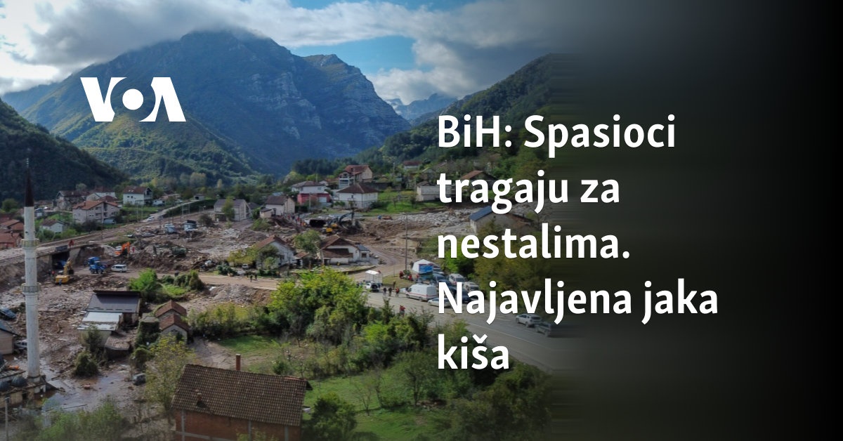 Poplave u BiH: Traga se za nestalima, najavljena istraga o kamenolomu