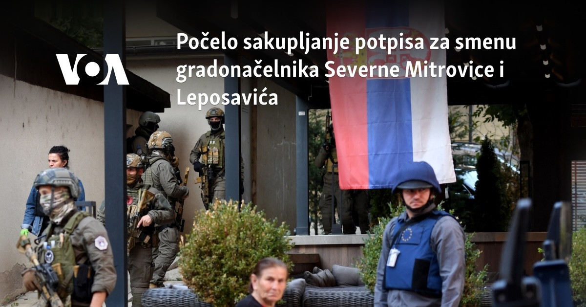 Počelo sakupljanje potpisa za smenu gradonačelnika Severne Mitrovice i Leposavića