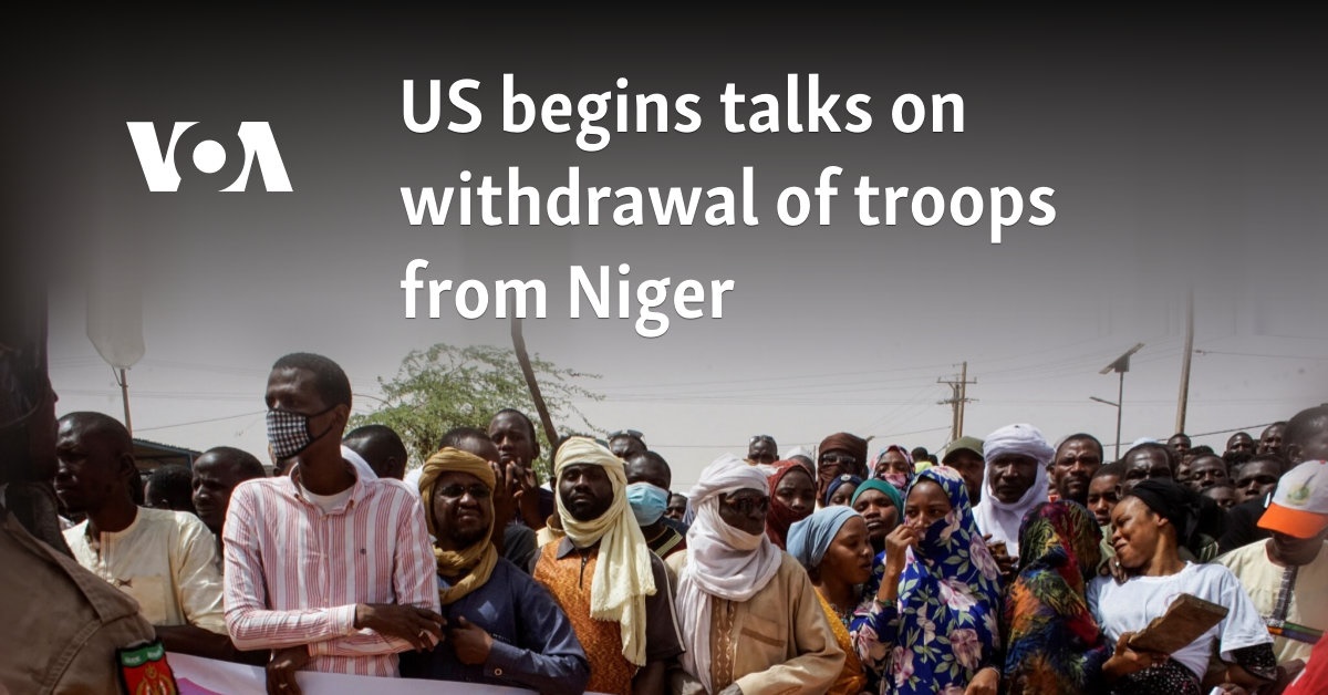 US begins talks on withdrawal of troops from Niger