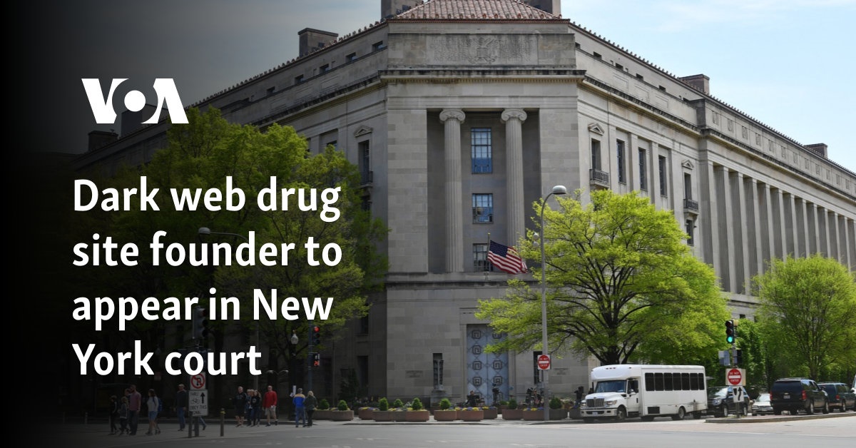 Dark web drug site founder to appear in New York court