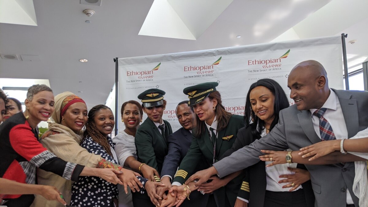 All-Female Ethiopian Flight Crew Aims to Inspire