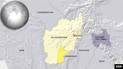 Kandahar Province Map