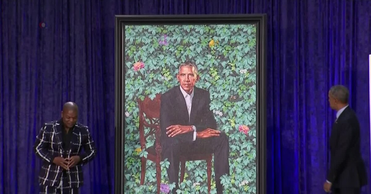 Barack Obama Portrait Unveiled at Smithsonian