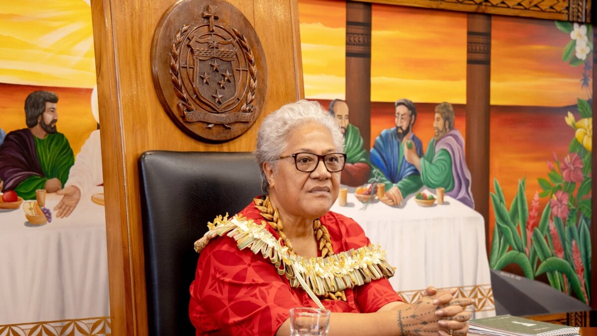 Samoa’s 1st Female PM Takes Office After Constitution Crisis