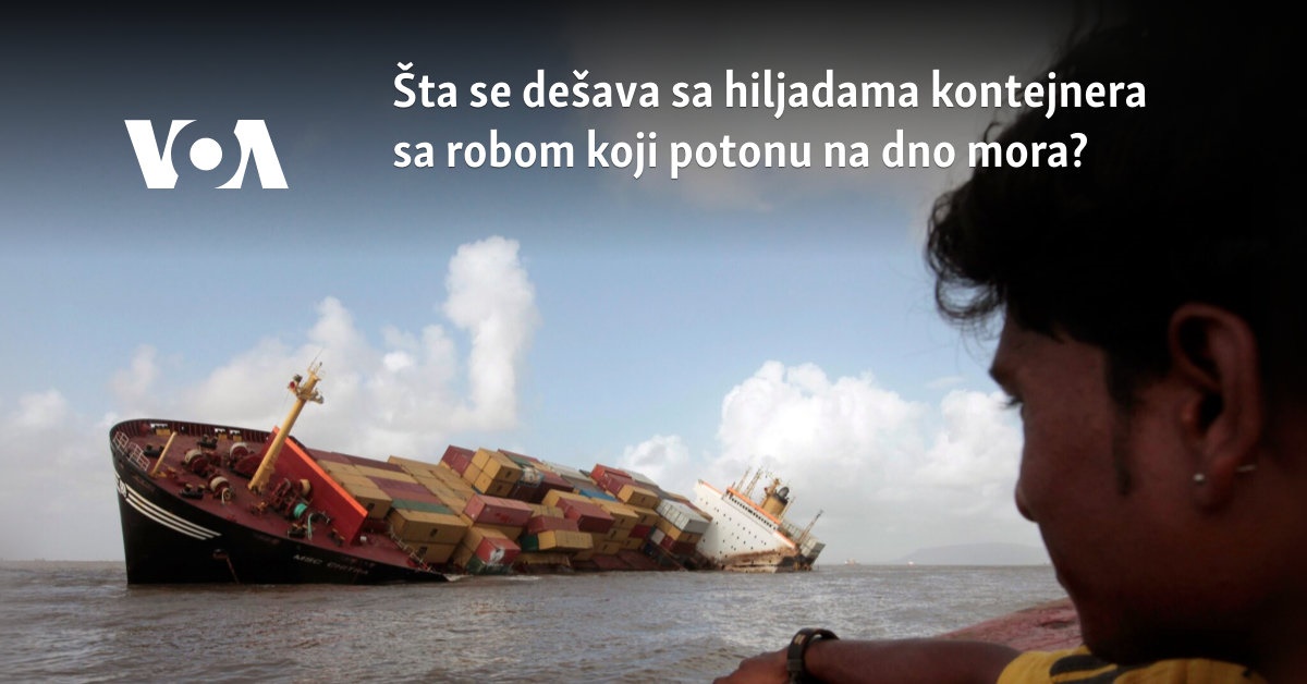 Šta se dešava sa hiljadama kontejnera sa robom koji potonu na dno mora?