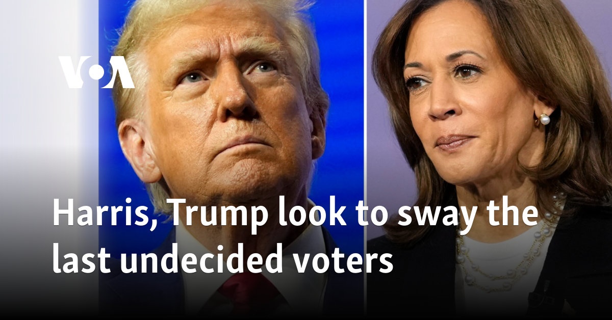 Harris Trump Look To Sway The Last Undecided Voters 8703