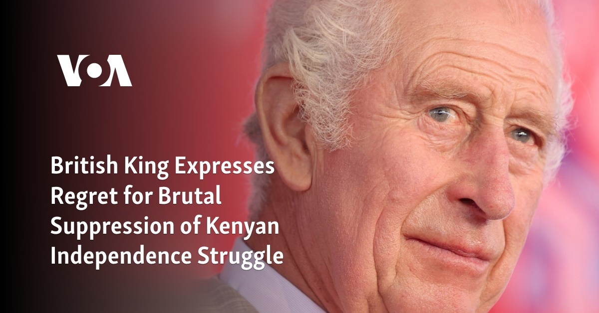 British King Expresses Regret for Brutal Suppression of Kenyan ...