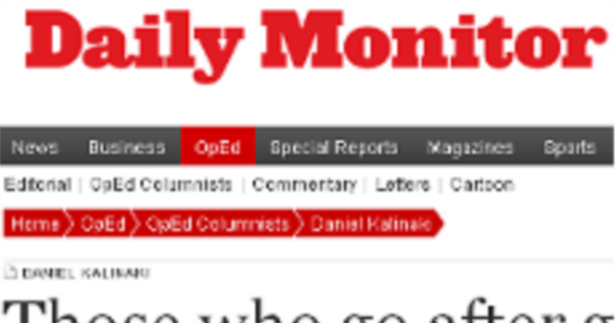 Uganda's 'Daily Monitor' Editor: Threat to Gay Rights a Threat to ...