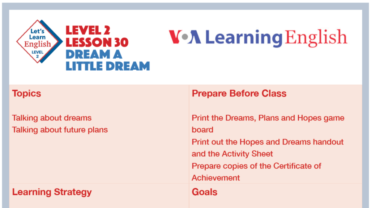 Let s Learn English Level 2 Lesson 30 Let s Learn English Level 2 Lesson 30