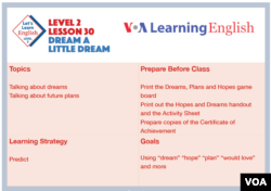 Let’s Learn English - Level 2 - Lesson 30