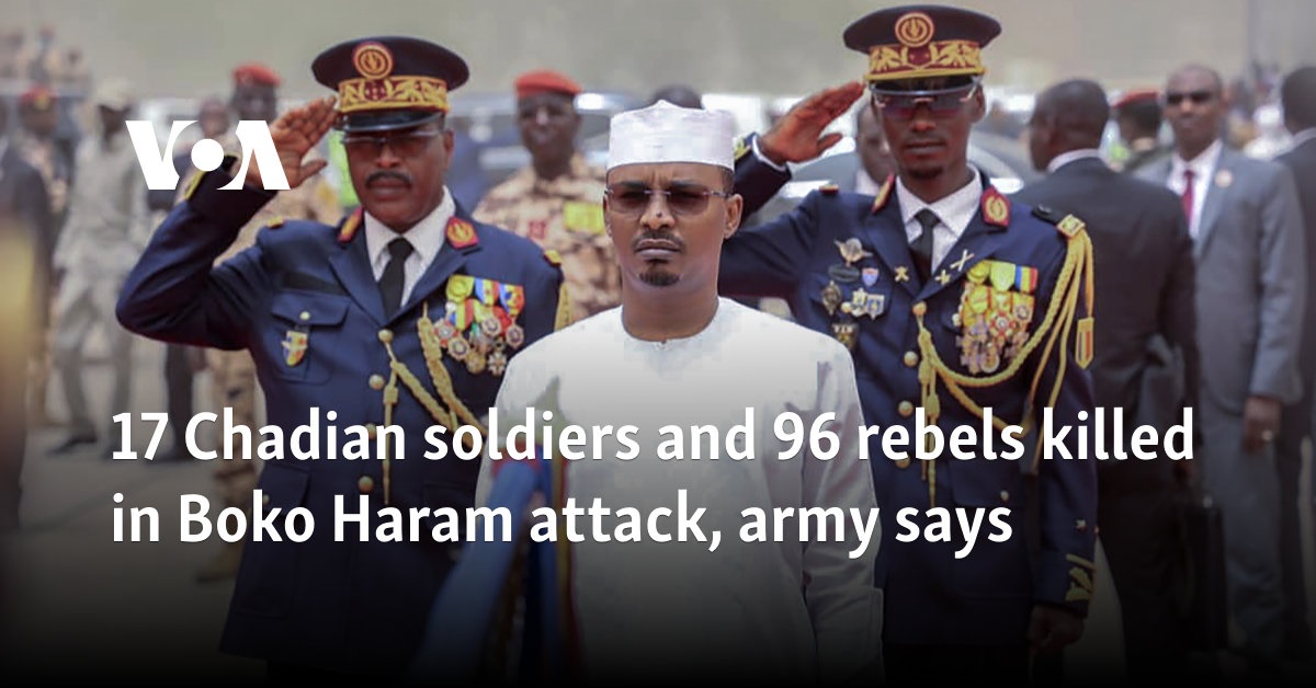 17 Chadian soldiers, 96 rebels killed in Boko Haram attack, army says