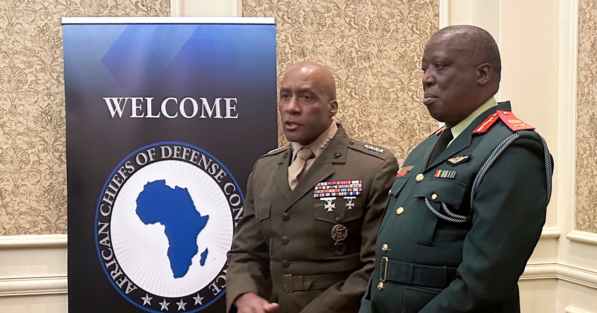 US AFRICOM chief discusses mission against extremist groups