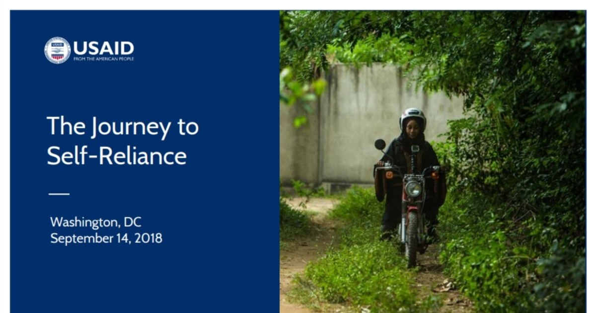 USAID and the Journey to Self Reliance