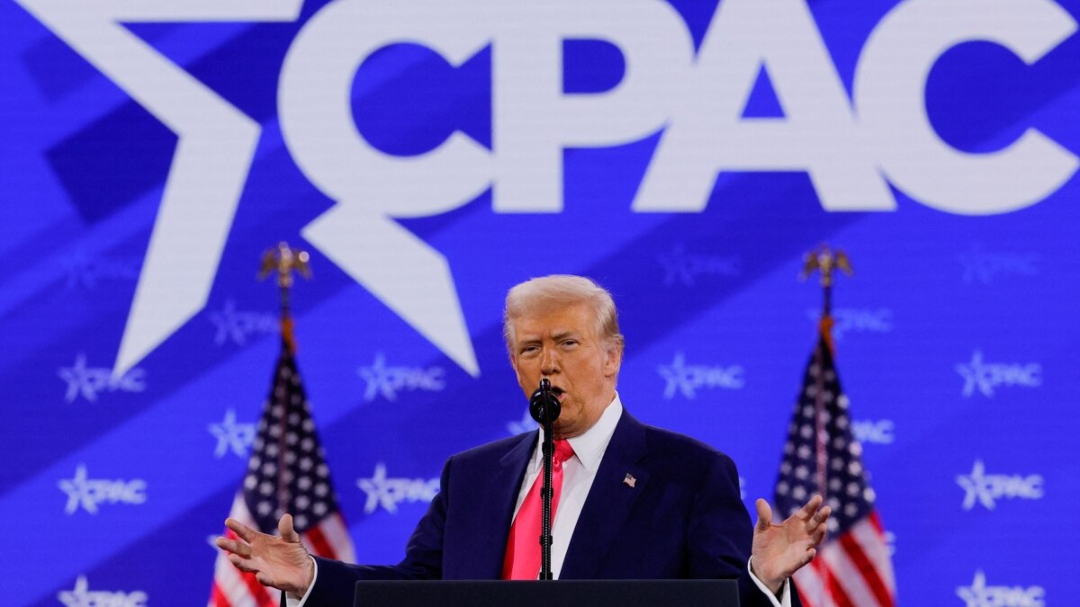 CPAC ကွန်ဆာဗေးတစ် ညီလာခံ သမ္မတထရမ့် မိန့်ခွန်းပြောကြား