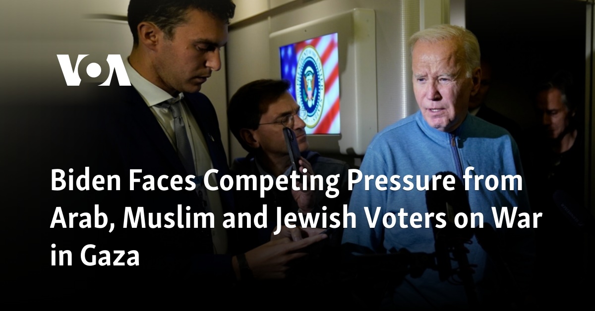 Biden Faces Competing Pressure from Arab, Muslim and Jewish Voters on ...