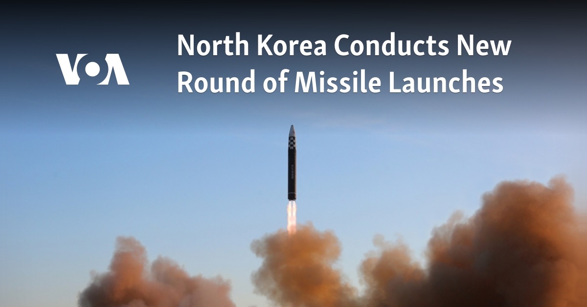 North Korea Conducts New Round of Missile Launches