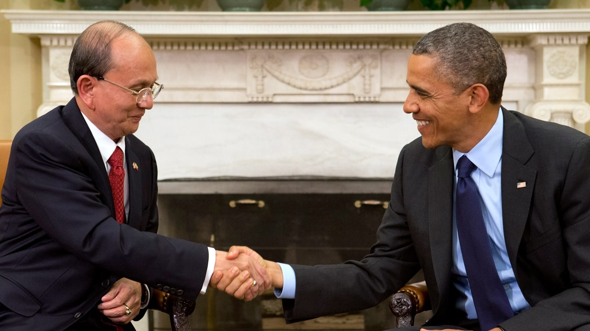 Burma's President Visits Washington