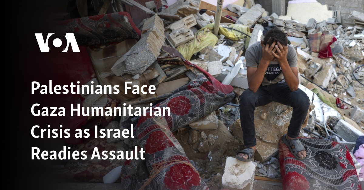 Palestinians Face Gaza Humanitarian Crisis as Israel Readies Assault