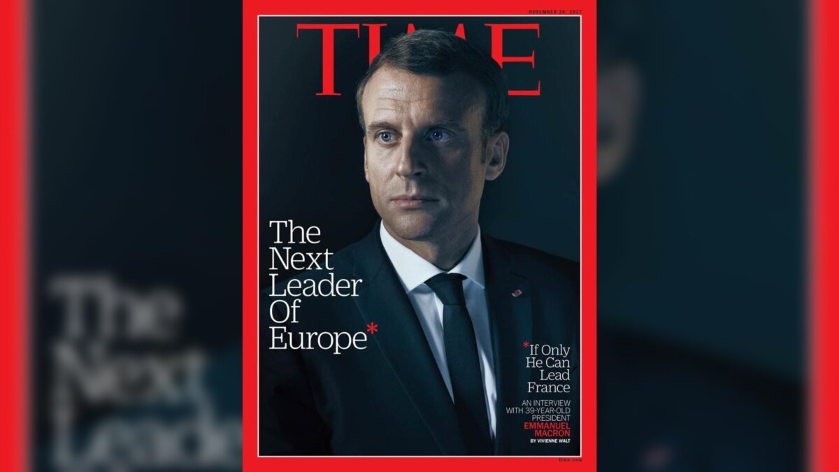 Time Dergisi'nde "İmalı" Emmanuel Macron Kapağı