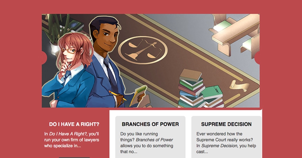 Supreme Court Justice Designs Video Game About Civics