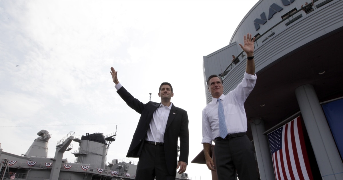 Romney Announces Ryan as VP Running Mate