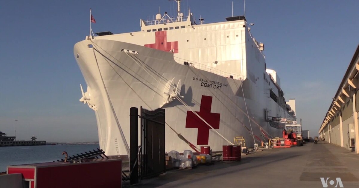 USNS Comfort Hospital Ship on Humanitarian Mission in South America