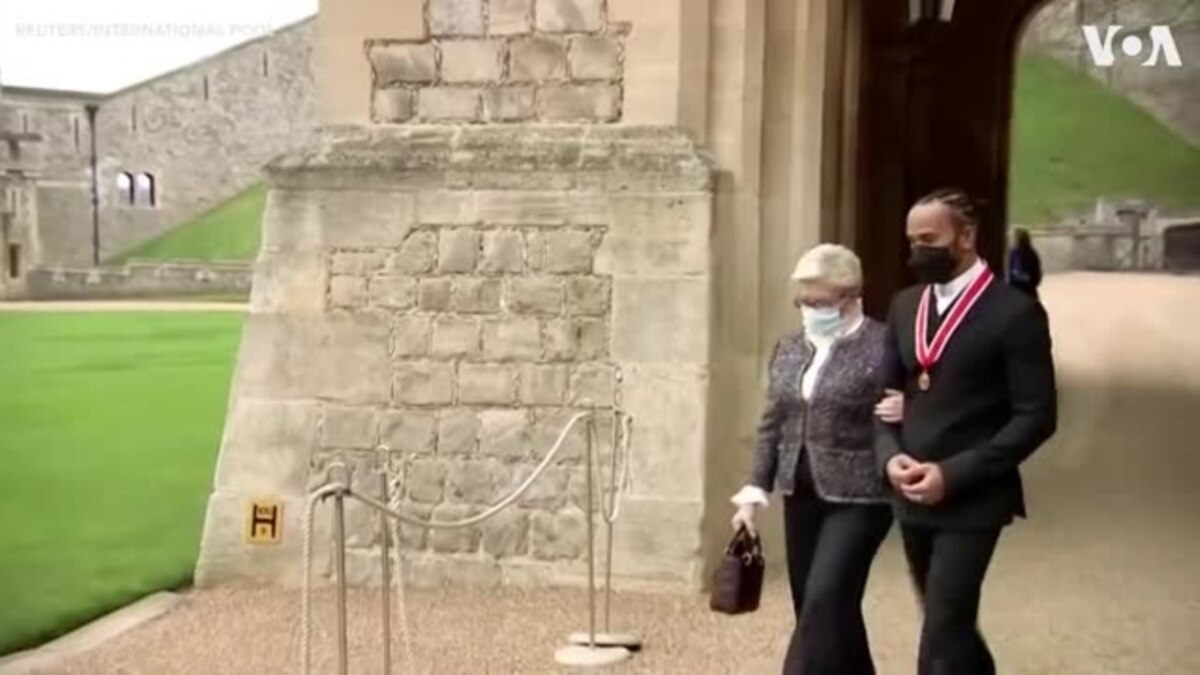 Formula One Driver Lewis Hamilton Receives Knighthood at Windsor Castle