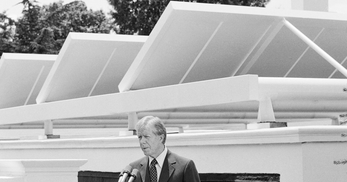 Jimmy Carter Pushed Climate Change Concerns 45 Years Ago
