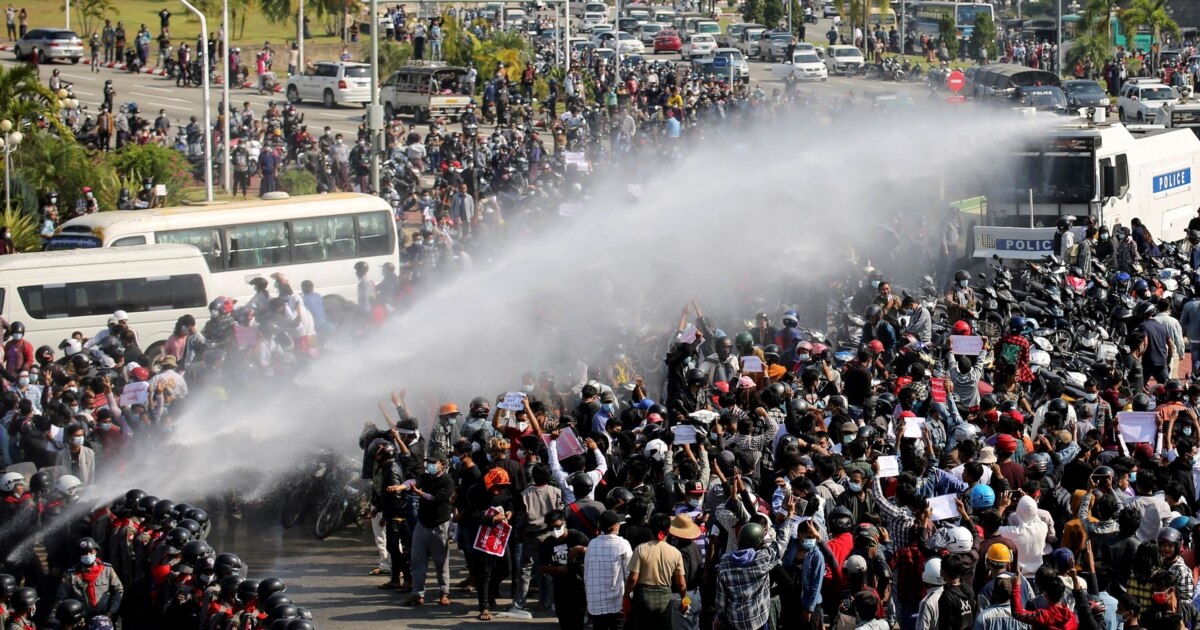 Myanmar Junta Imposes Curfew Amid Protests