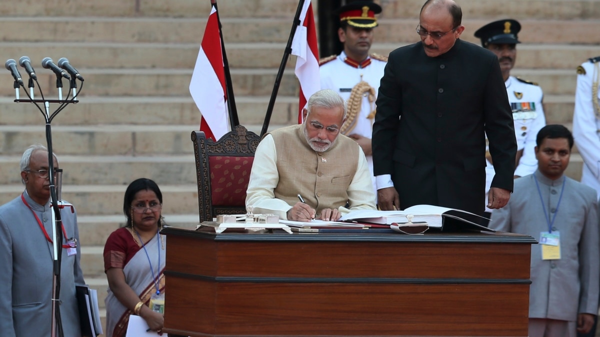 Narendra Modi Sworn In as India's Prime Minister