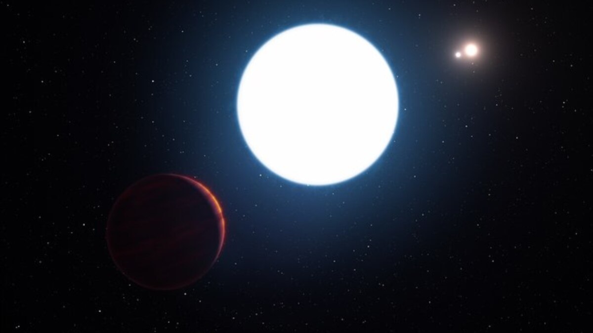 Astronomers Spy Giant Planet, Three Stars in Odd Celestial Ballet