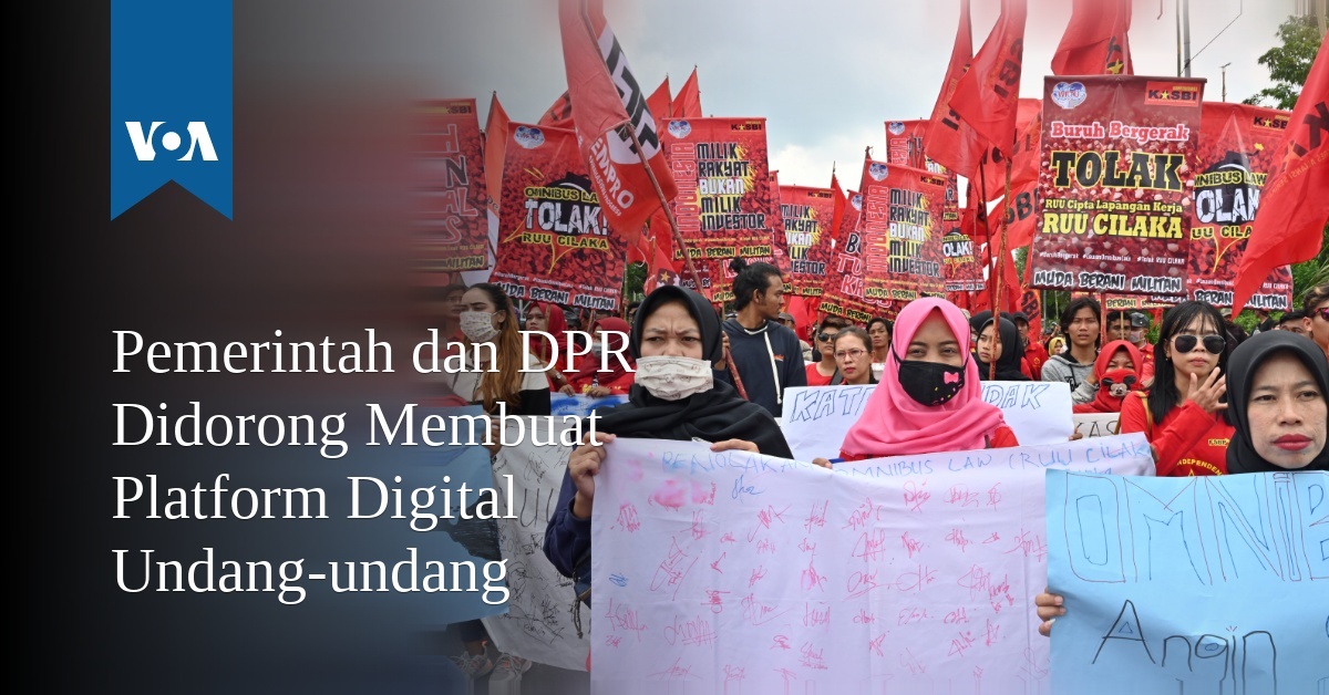 Pemerintah dan DPR Didorong Membuat Platform Digital Undang-undang