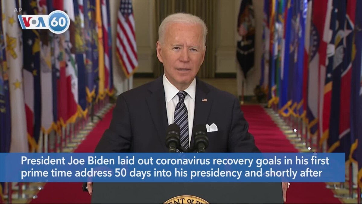 VOA60 America - U.S. President Joe Biden laid out coronavirus recovery ...