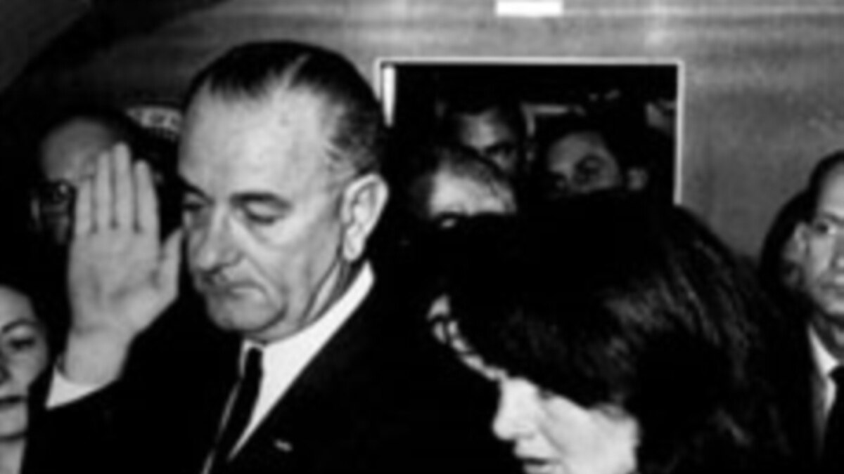 Lyndon Johnson Sworn In