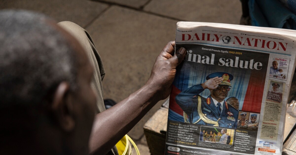 Africa News Tonight: Kenya in mourning after defense chief’s death ...