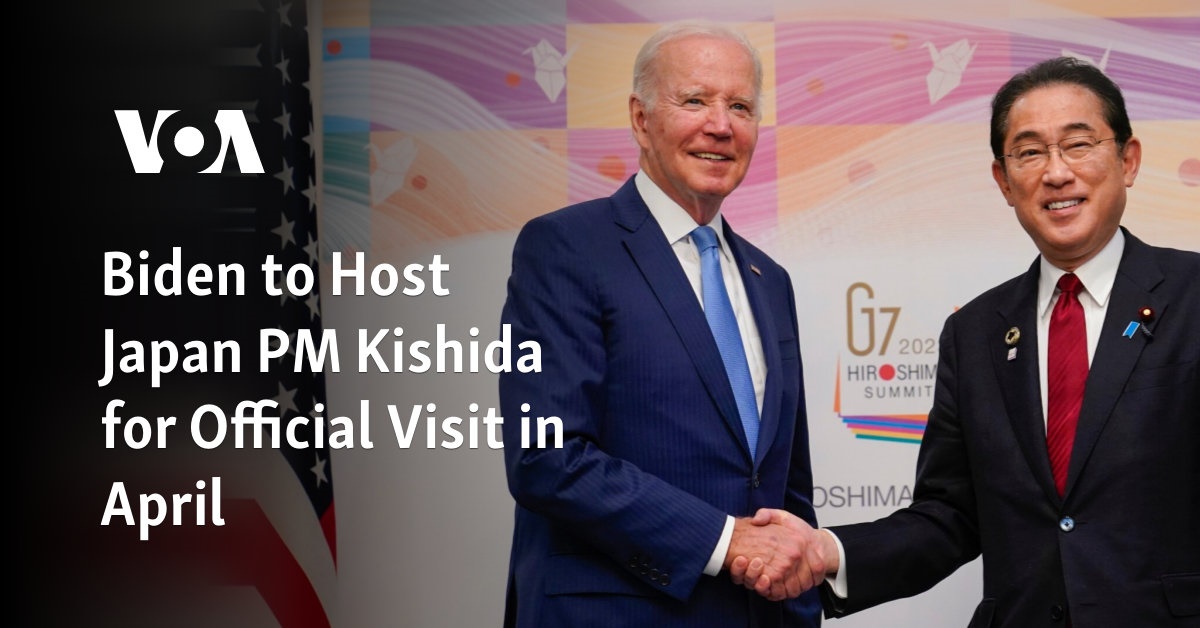 Biden to Host Japan PM Kishida for Official Visit in April